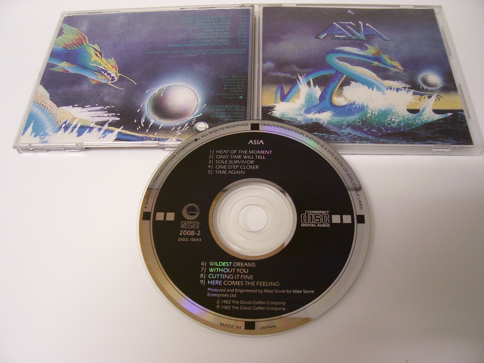 ASIA -Self Titled - S/T Japan Target CSR Cd-DIDZ-10043 31A3 Matrix ...