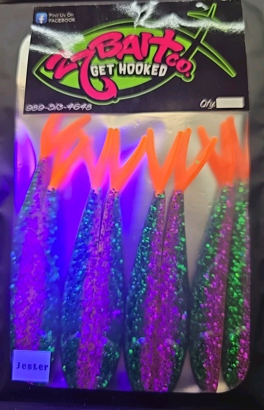 2 PACKS 27 BAIT CO 4" PLASTIC FISHING LURES JESTER | eBay