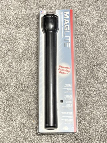 New In Package MAGLITE S4D016 4-Cell D Flashlight Black Powerful ...