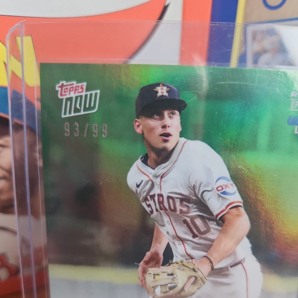 SHAY WHITCOMB - #93/99 AUTO - GREEN - 2025 Topps NOW Road To Opening ...