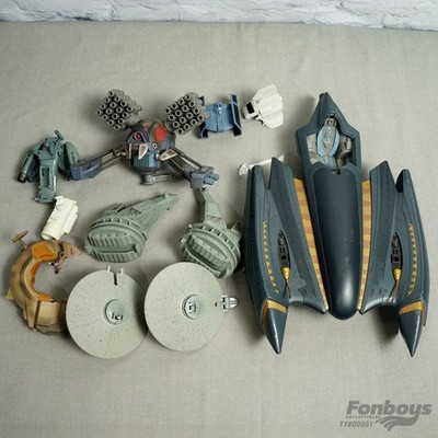 Star Wars Vehicle Lot - Grevious’ Ship Hailfire Droid Darth Maul Hoth ...