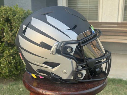 Oregon Ducks Riddell Speedflex “STOMP OUT CANCER” 🦆 🔥 Fullsize Helmet ...