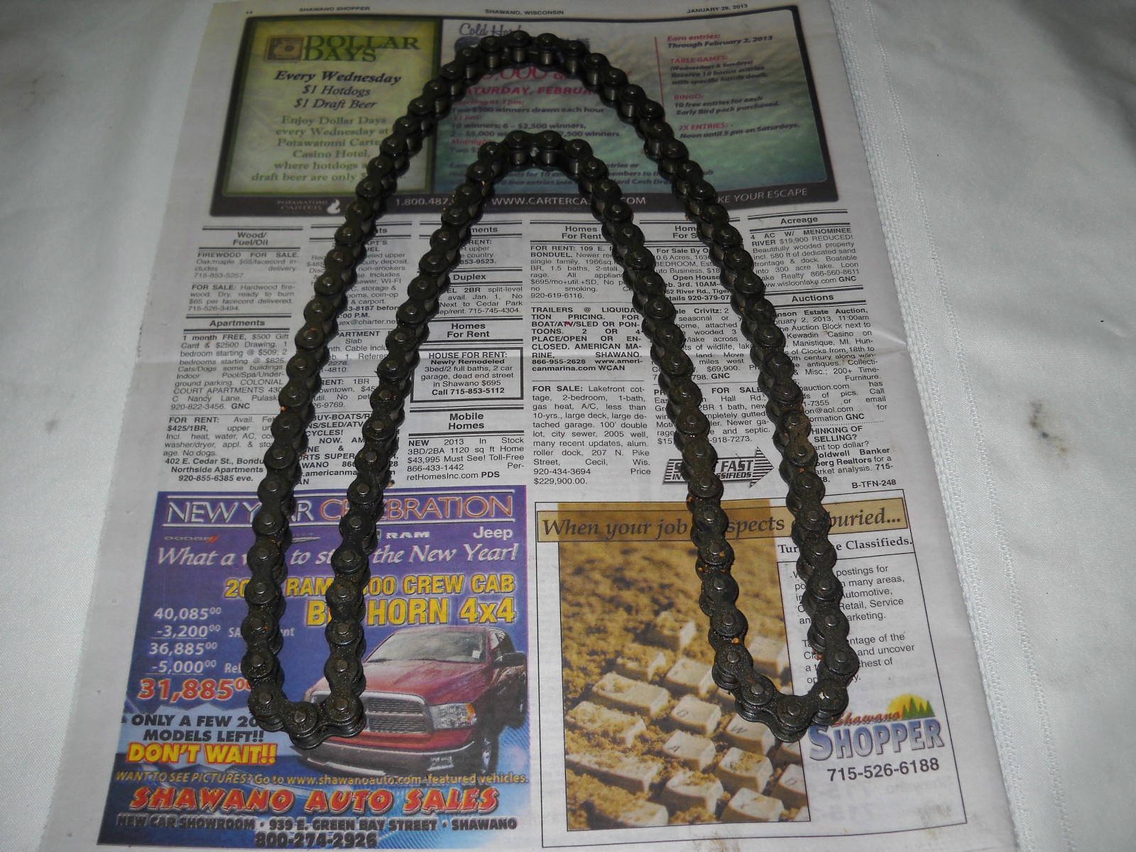 Raider Twintrack Single Roller Chain RA-1234 98 Pitch NOS | eBay