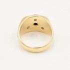 14k Yellow Gold Diamond Masonic/Freemason Ring Size 8.75 | eBay