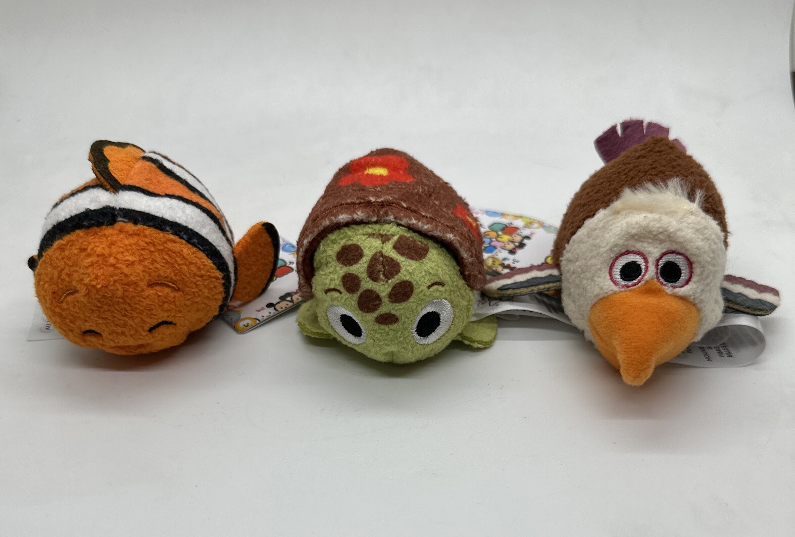 Tsum Tsum Disney Store Finding Nemo Happy Nemo, Squirt, Nigel Mini ...