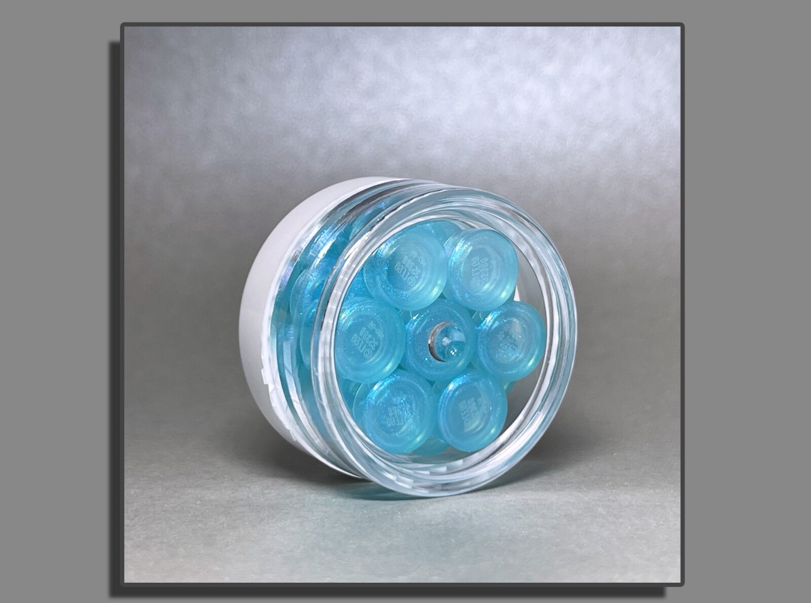 LEGO® 98138 Fliese 20 Stück 1x1 Rundfliese transparent rot blau grün ...