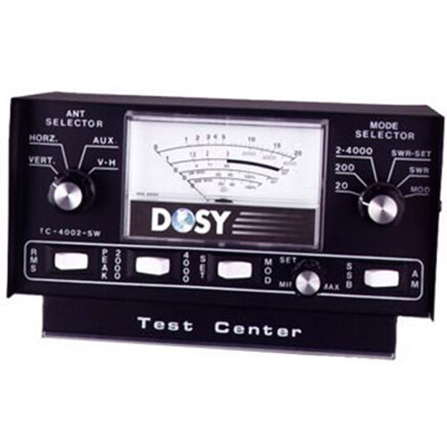 DOSY TC-4002-SW INLINE 4000W MAX WATT METER w/ 4 WATT RANGES & ANTENNA ...
