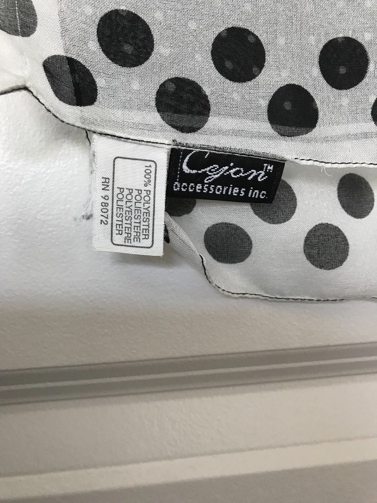 NWOT Cejon Accessories Black and White Scarf Made in Italy | eBay