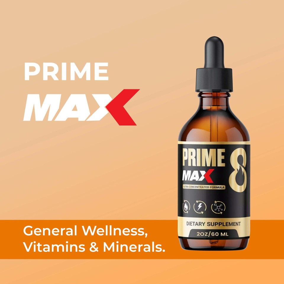 Prime 8 MAX Drops for Men ED Prime8 Drops for men Enhancement ( 5 Pack ...