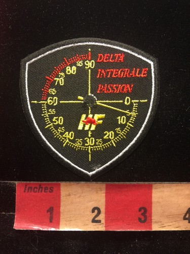 Advertising Patch HF DELTA INTEGRAL PASSION Speedometer Logo 872 | eBay