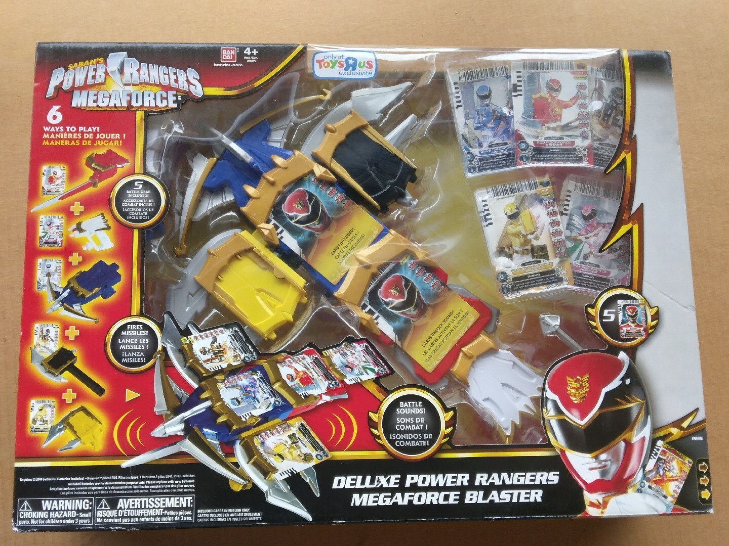 RARE Power Rangers Megaforce Deluxe Blaster Bandai Launch / Sounds ...