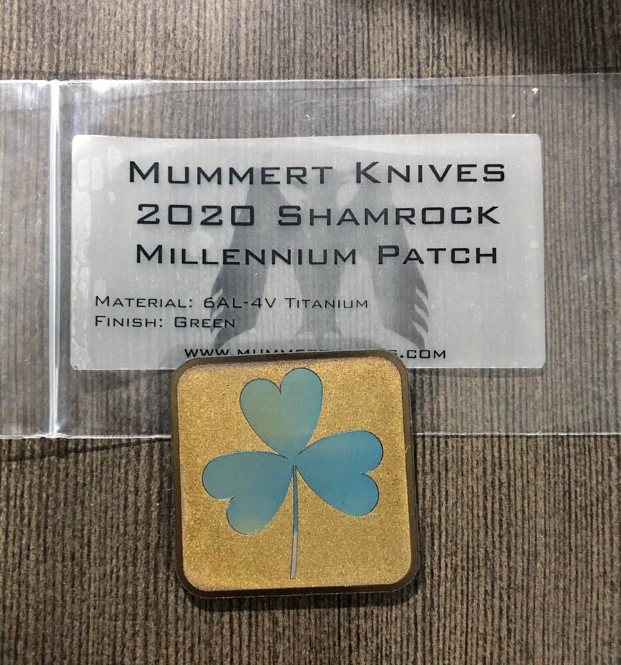 Mummert 2" Shamrock Millennium Titanium Patch St Patricks Pats TAD Ti ...