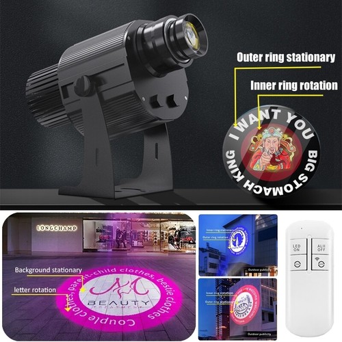 25W-110W Rotate + Static Wateproof LED Logo GOBO Porjector Light Custom ...