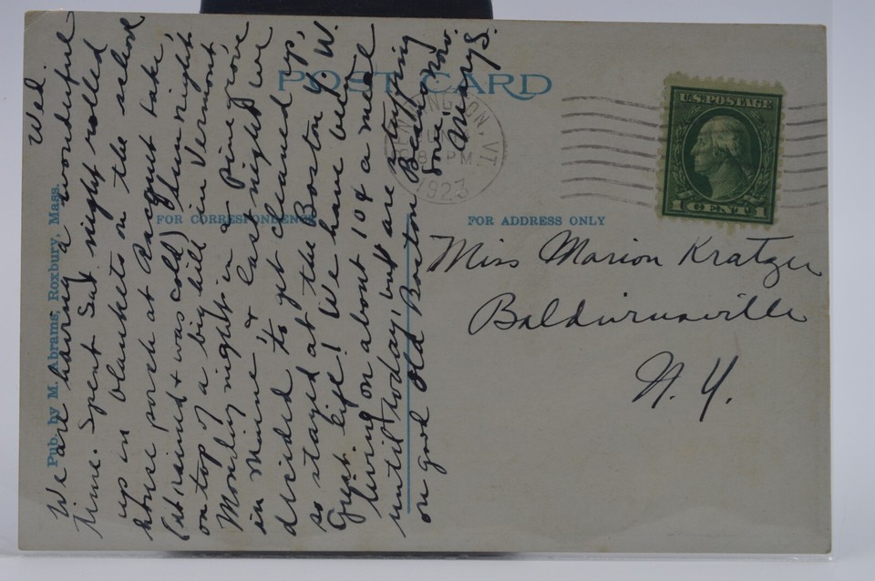 1923 - You Don't Know Beans Until You Come To Boston - Antique Postcard ...