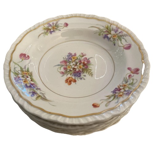 Vtg Warwick China Pattern C507 8” Soup Salad Bowls X 7 ESTATE @359 | eBay