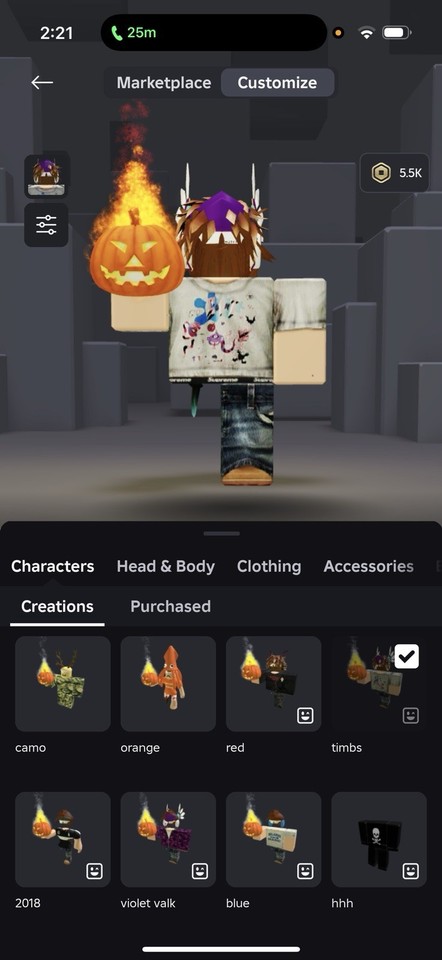 Headless + korblox + Violet Valk + Workclock Set + 17+ VC enabled | eBay