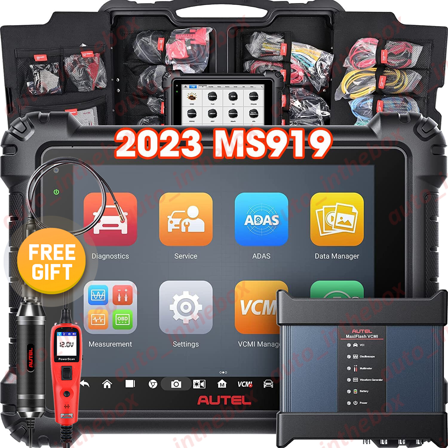 2023 Autel MaxiSys MS919 as Ultra VCMI Auto Diagnostic Tool Scanner ...