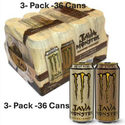 Pack MONSTER JAVA VARIETY PACK ENERGY DRINK 15 oz - 36 cans | eBay