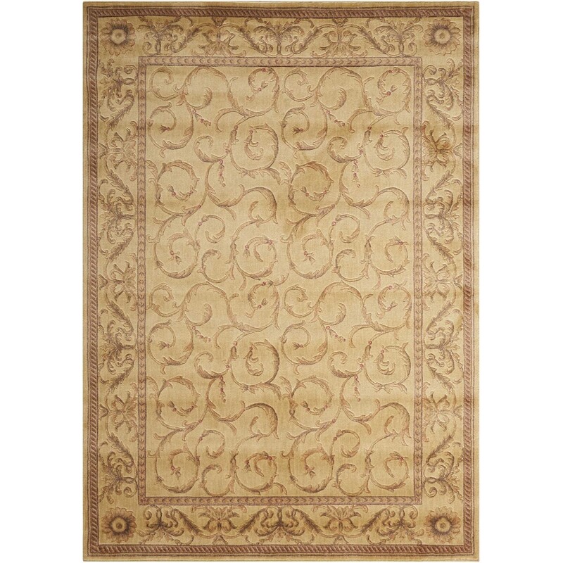 Nourison Somerset Rectangle Traditional Polyester Acrylic Area Rug in ...