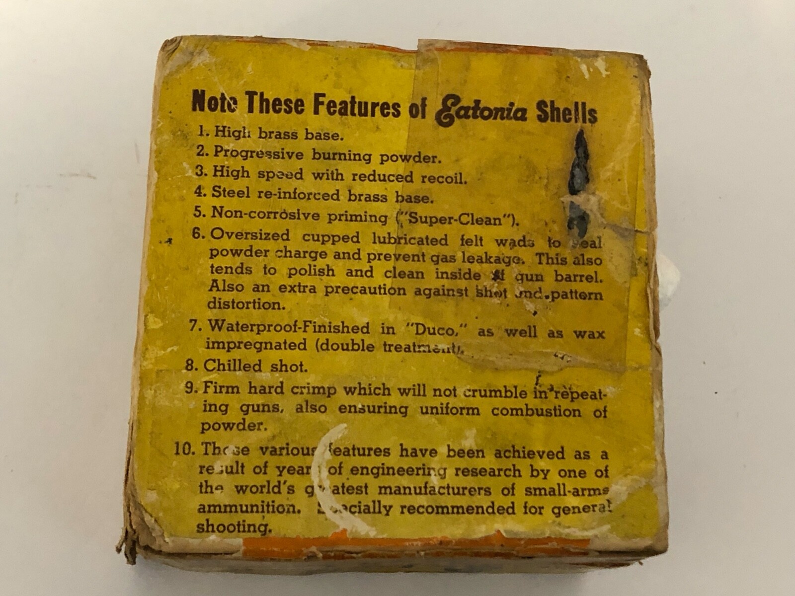 Vintage Empty Eatonia Smokless Powder Shot Shells Box,Boxes. 12 Ga. #5 ...