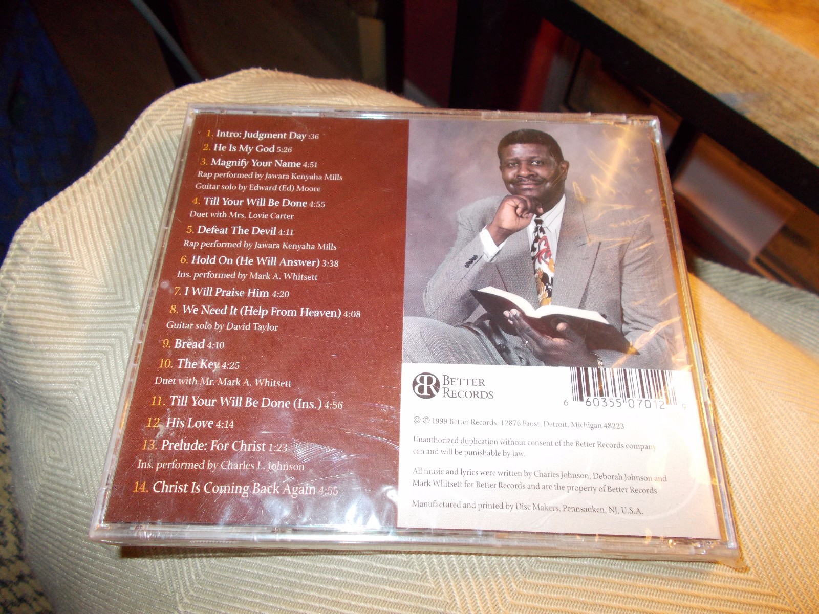 CHARLES L. JOHNSON - HIS LOVE CD BRAND NEW SEALED | eBay