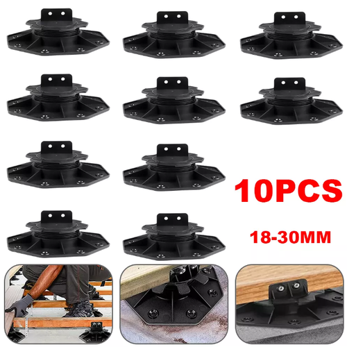 18-30mm Adjustable Decking Pedestal Riser Bearing Support. | eBay UK