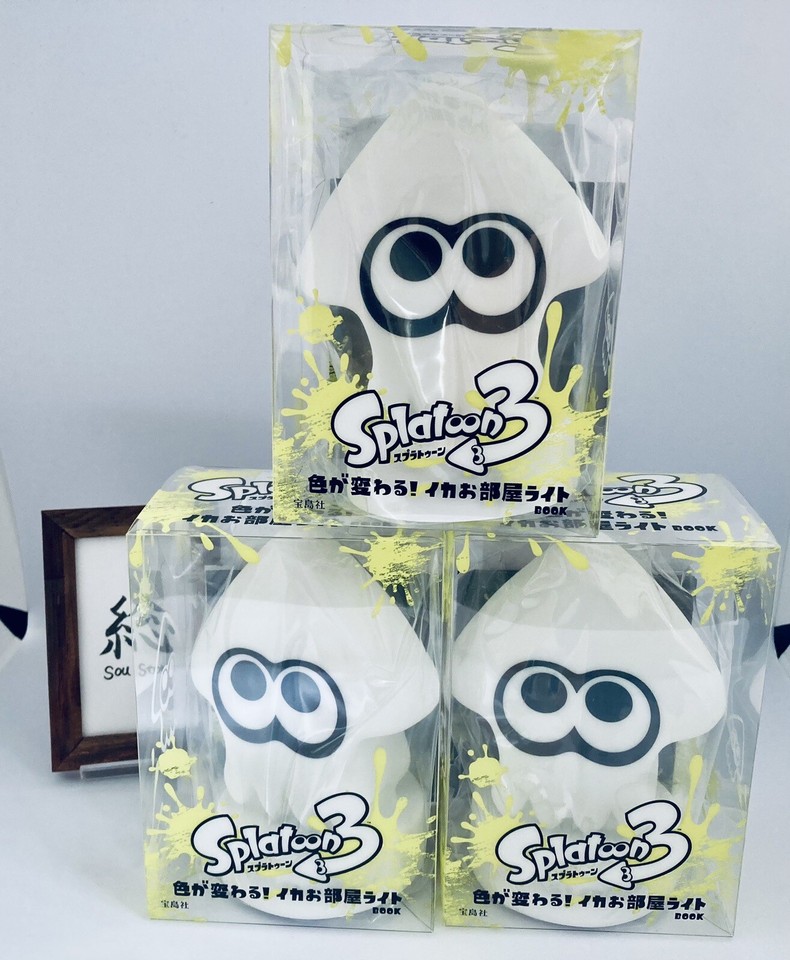 Splatoon 3 Mini Room Light 6 colors Changing LED Silicone Japan 2024 ...