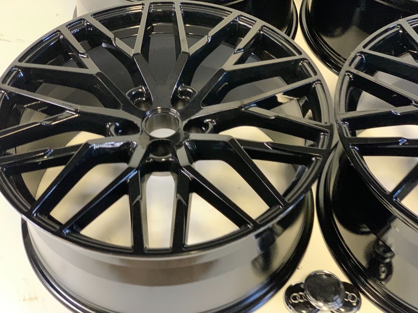 21" INCH WHEELS RIMS WHEELS 5 SPOKE FIT AUDI 59007 S LINE A8 S8 R8 A6 ...