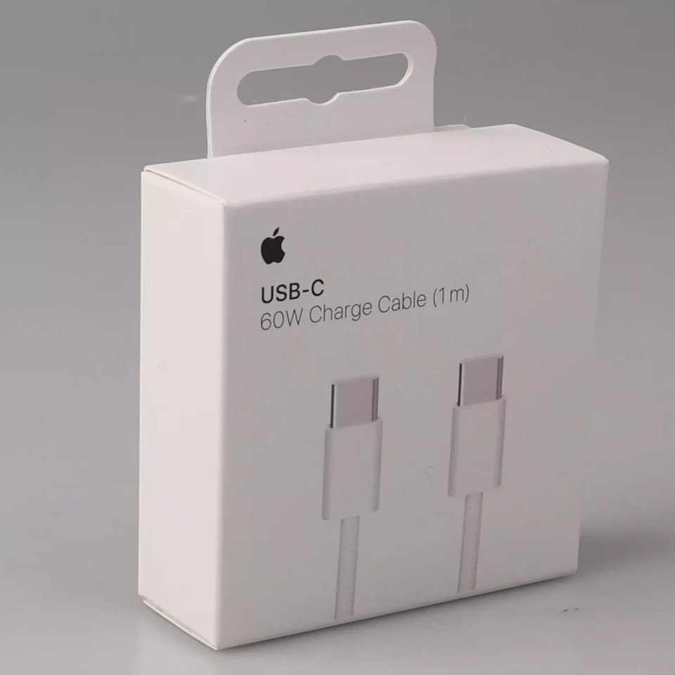 Apple USB-C to USB-C 60W Woven Braided Charge Cable 1m. MQKJ3AM/A A2795 ...