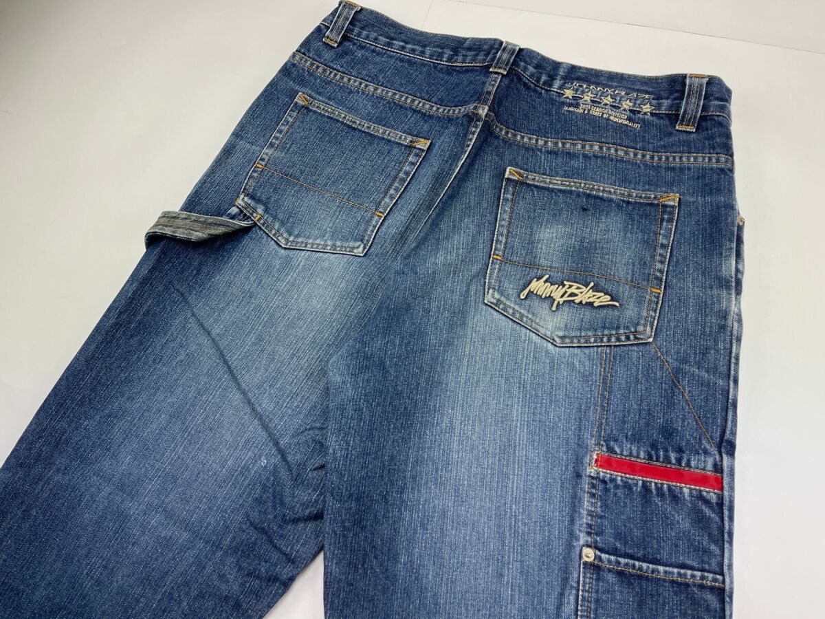 Johnny Blaze jeans, old school Wu Wear pants, vintage hip Johnny Blaze jeans, old school Wu Wear pants, vintage hip
