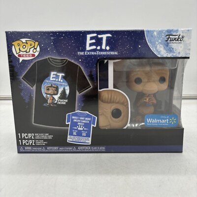 Funko Pop Tees E.T. The Extra-Terrestrial XL TShirt And Figure Walmart ...