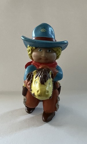 Cabbage Patch Kids Western Cowboy PVC Figure Figurine Toy Stick Horse ...