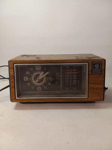 Vintage GE General Electric Clock Radio 7-4553D for sale online | eBay