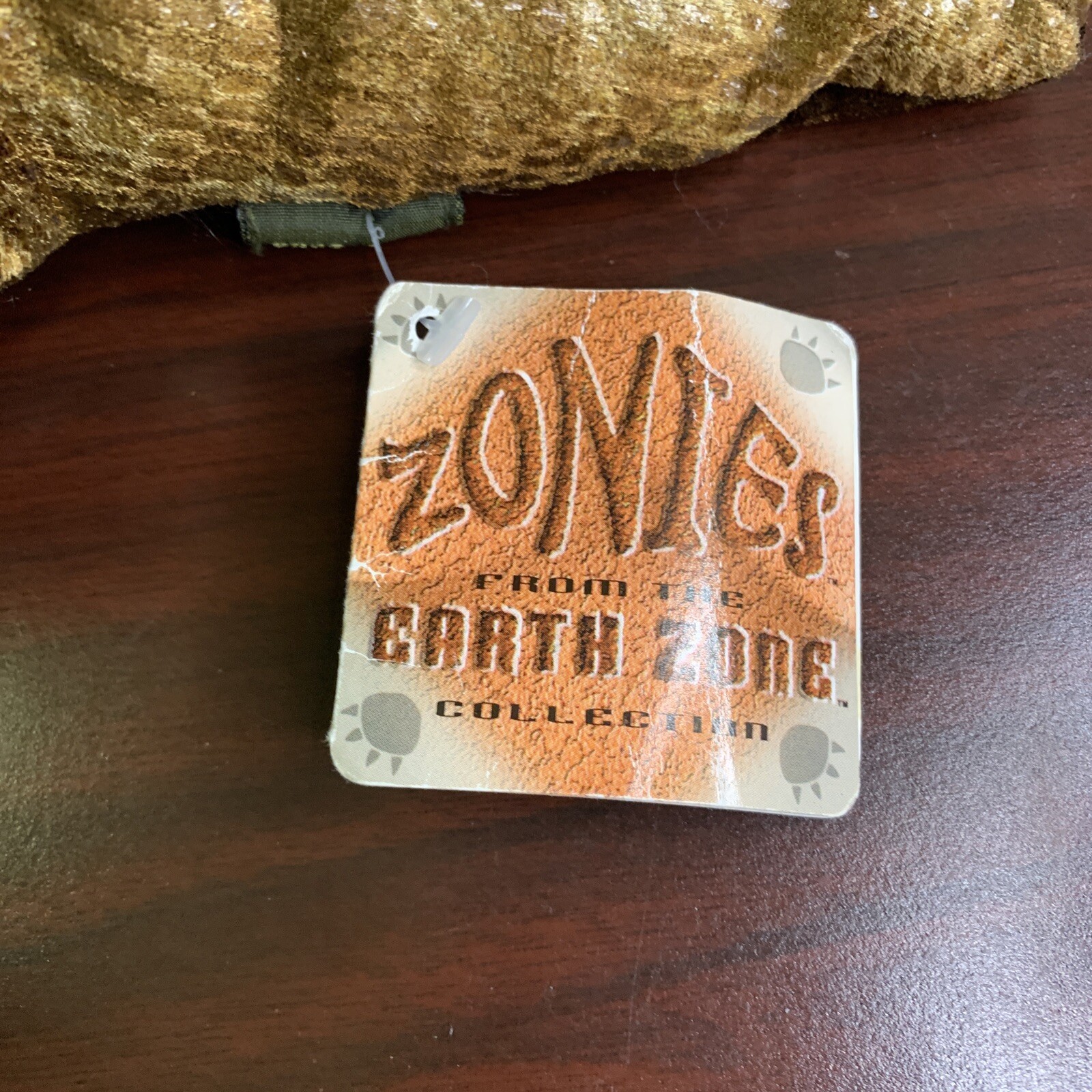 Russ+Zonies+TRIGGOR+Triceratops+Dinosaur+Plush+1996+Earth+Zone+Beanie+ ...