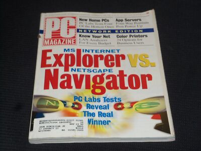 1996 OCTOBER 22 PC MAGAZINE MAGAZINE - EXPLORER VS. NAVIGATOR COVER - O ...