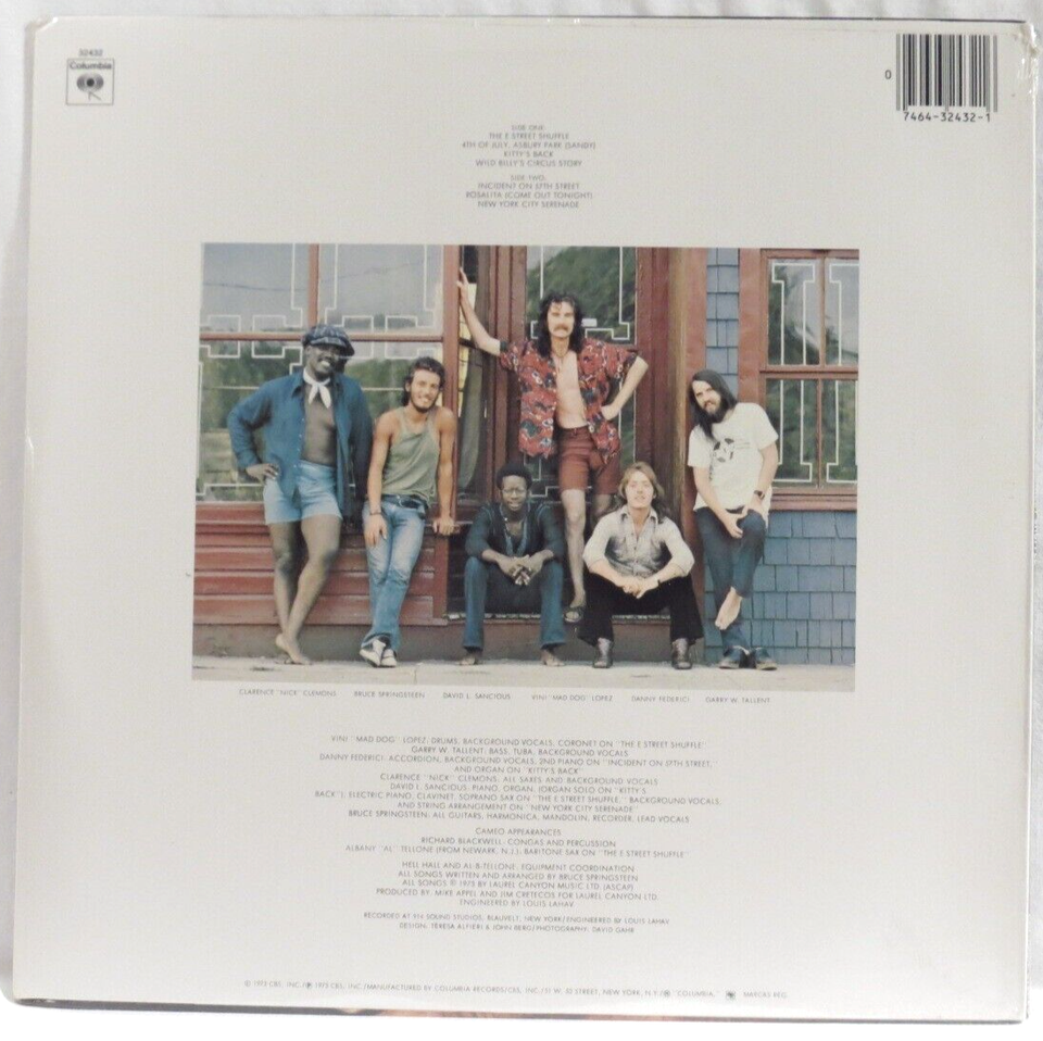 BRUCE SPRINGSTEEN ‎– Wild, Innocent And E-St. Shuffle 1980 US Reissue ...