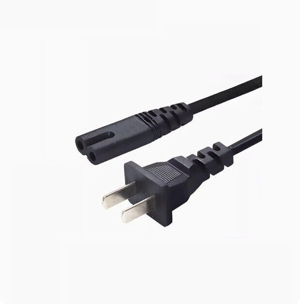 Autolizer CBLPC6BKC8 US 2-Prong Port Pin AC Power Cord Cable Adapter ...