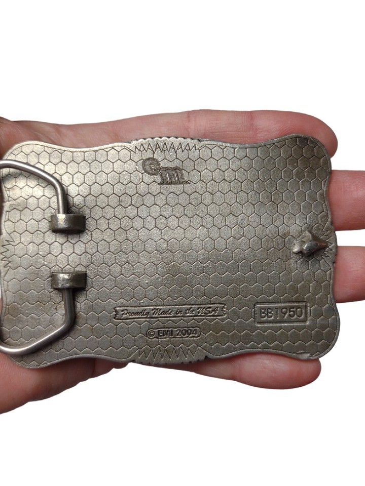 Vintage Y2K Belt Buckle Peachy Pink Silver Color Redneck Woman Country ...