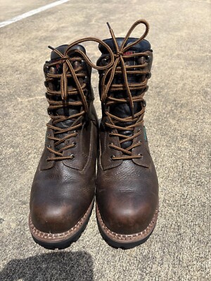 Red Head Boots Mens 11W Brown Leather Oil Resist Waterproof 3M ...