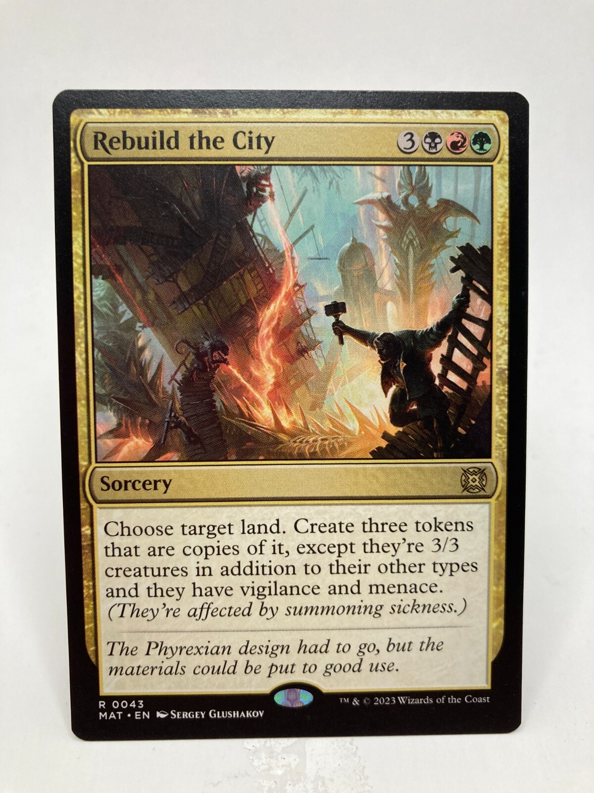 Rebuild The City NM/M* March Of The Machines ENGLISH R0043 mtg ...