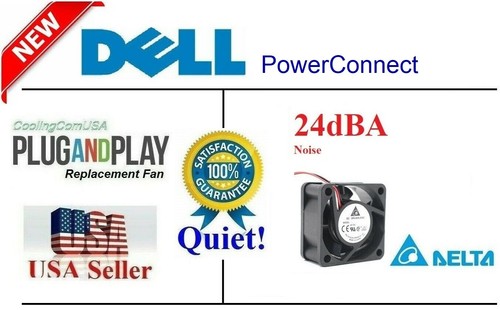 1x Quiet Delta Fan Dell PowerConnect 2748 3424 3448 5424 5448 5524/48 ...
