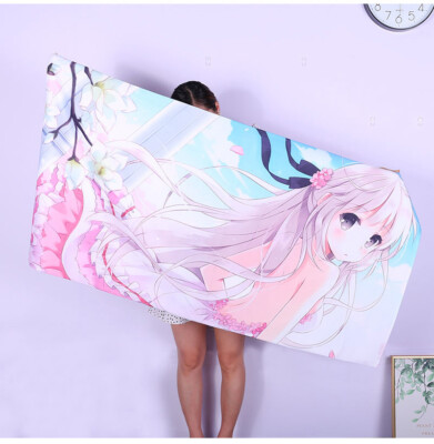 Honma Meiko Anime Cosplay Absorb Water Towel Unisex Bath Towel Gift #12 ...