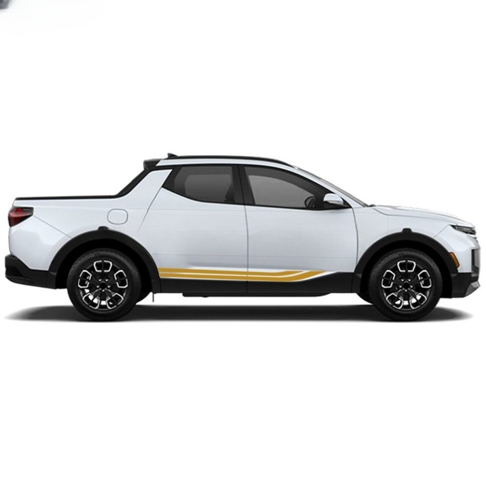 Door Side Racing Stripe Stickers for Hyundai Santa Cruz Pickup Truck ...