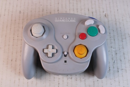 Nintendo GameCube DOL-004 Wavebird Wireless Controller Only Platinum No Receiver | eBay