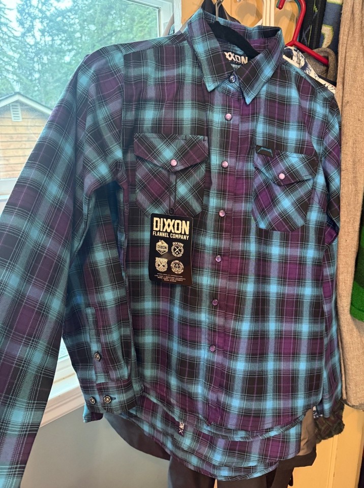 Dixxon Metallica Ride The Lightning - Ladies Flannel Shirt Med NWT | eBay