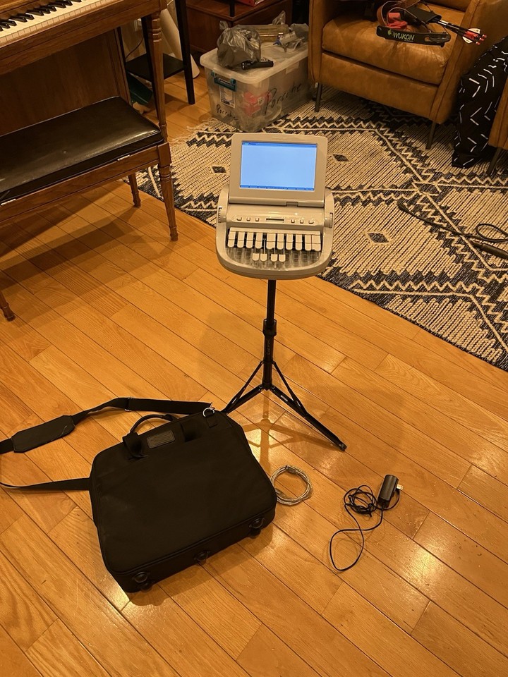 Wave Stenograph Machine with Protective Case Cable and Tripod Stand | eBay