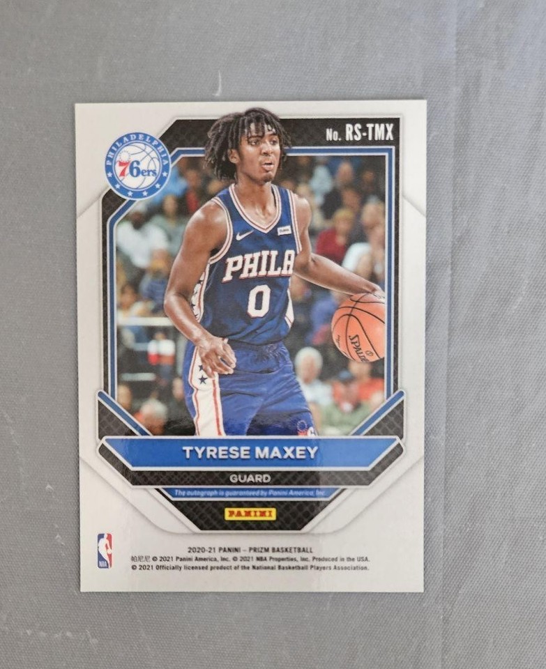 nba rookie autograph maxey panini rc auto | eBay Australia