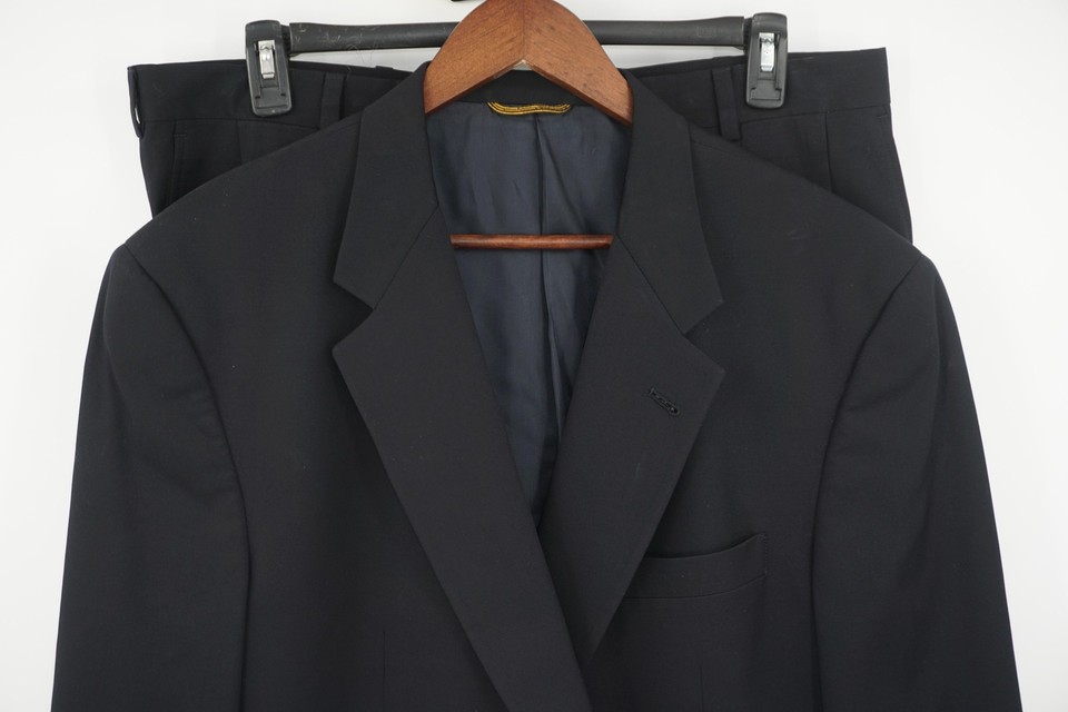 Hart Schaffner Marx 2-Piece Suit Black Gold Trumpeter Nordstrom Wool ...