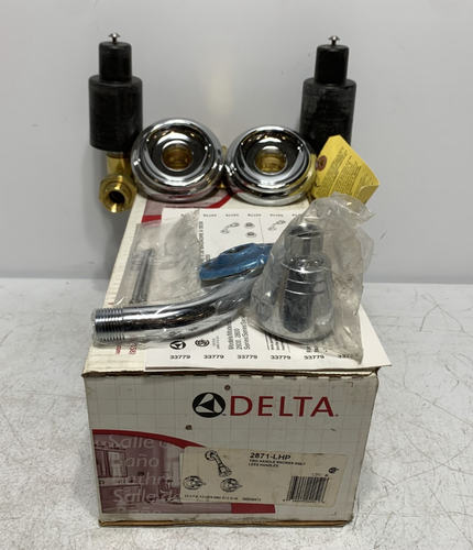 Delta 2871-LHP 2-Handle Shower Only Chrome Less Handles | eBay