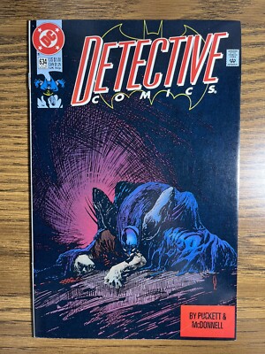 DETECTIVE COMICS 634 DIRECT EDITION LUKE MCDONNELL COVER DC COMICS 1991 ...